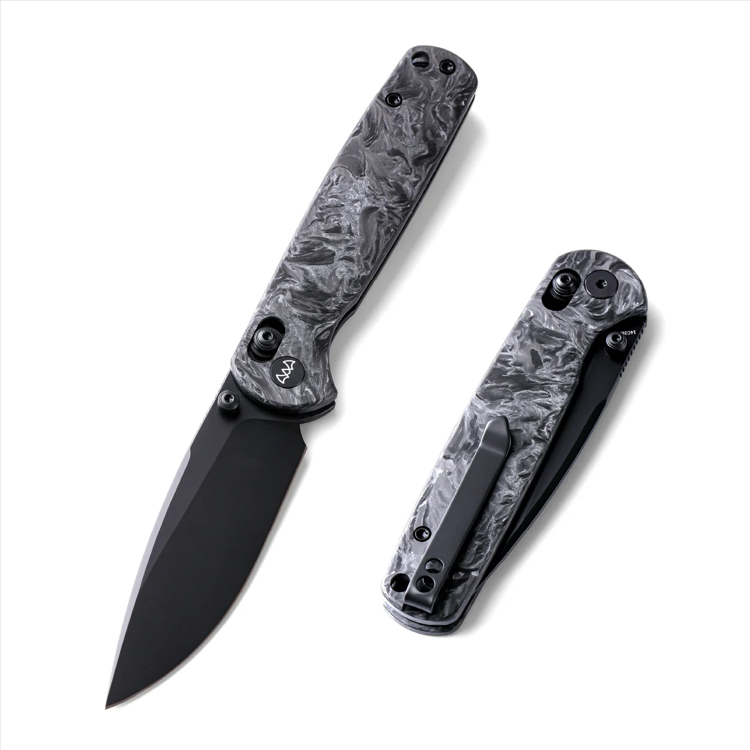 Wixco Drax WX10-B - 3.23" 14C28N Black PVD Blade, Gre... | Blade Forge