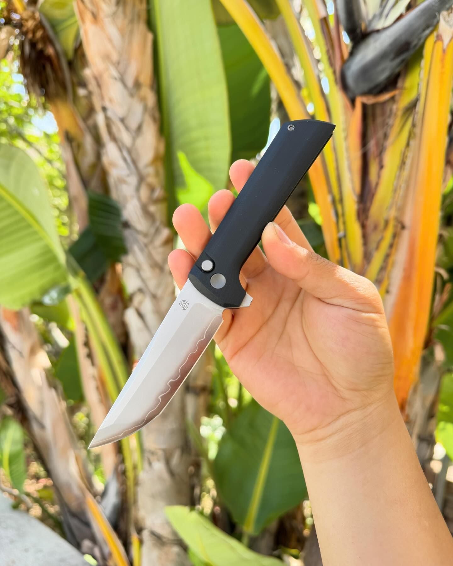 North Mountain Blade Chop 2 G10 - 3.4" SLD-Magic Steel San Mai Tanto B ...