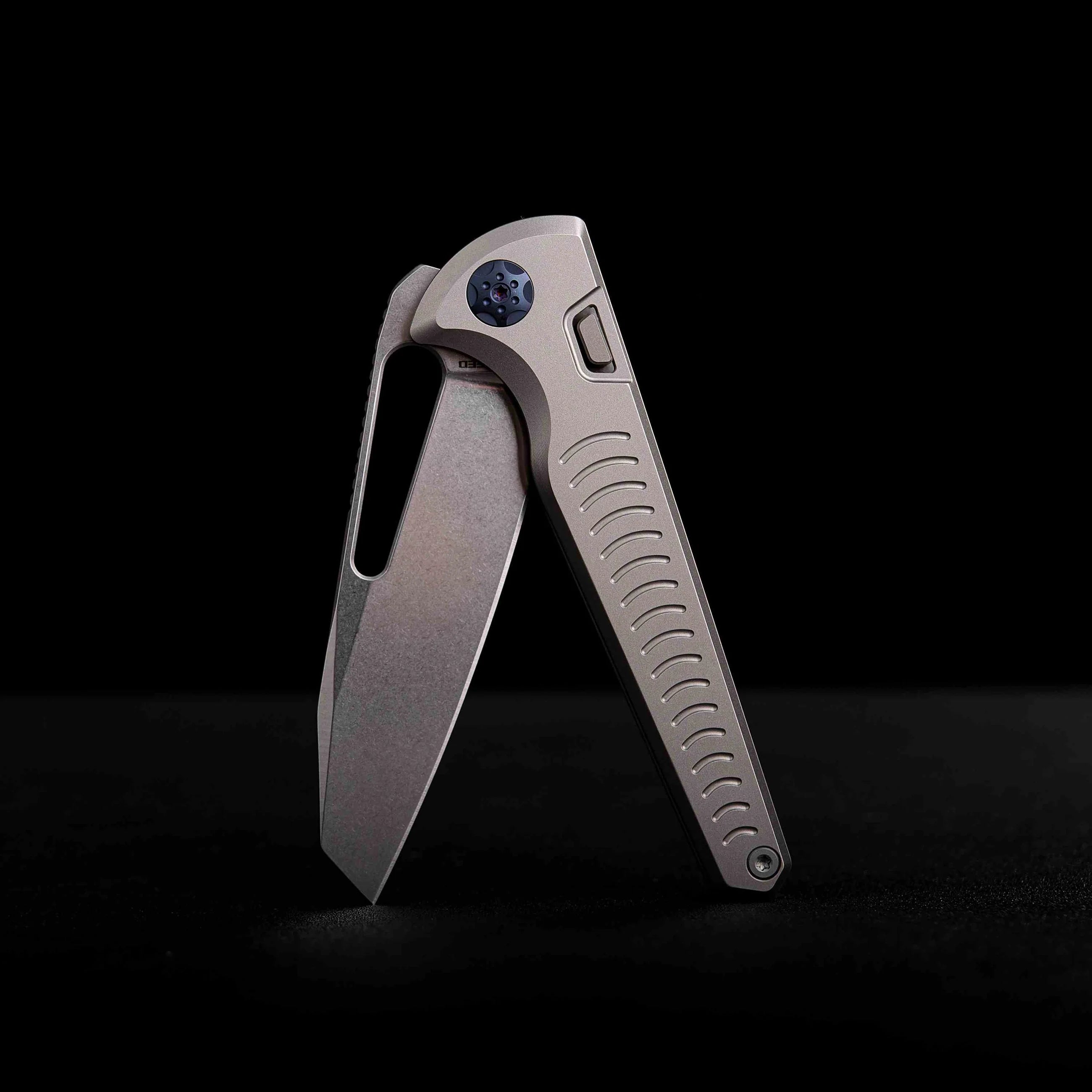 Vosteed Gavko Leopard A2501 - 3.38" M390 Stonewash Bl... | Blade Forge