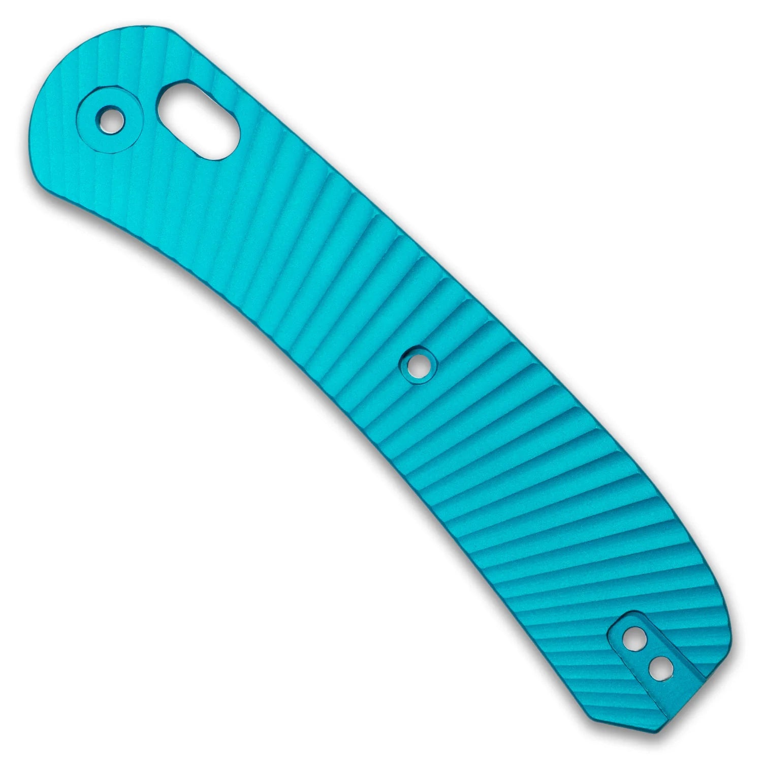 Lander 2 Knife Scales - Aluminum Solar Flare - Teal | Blade Forge