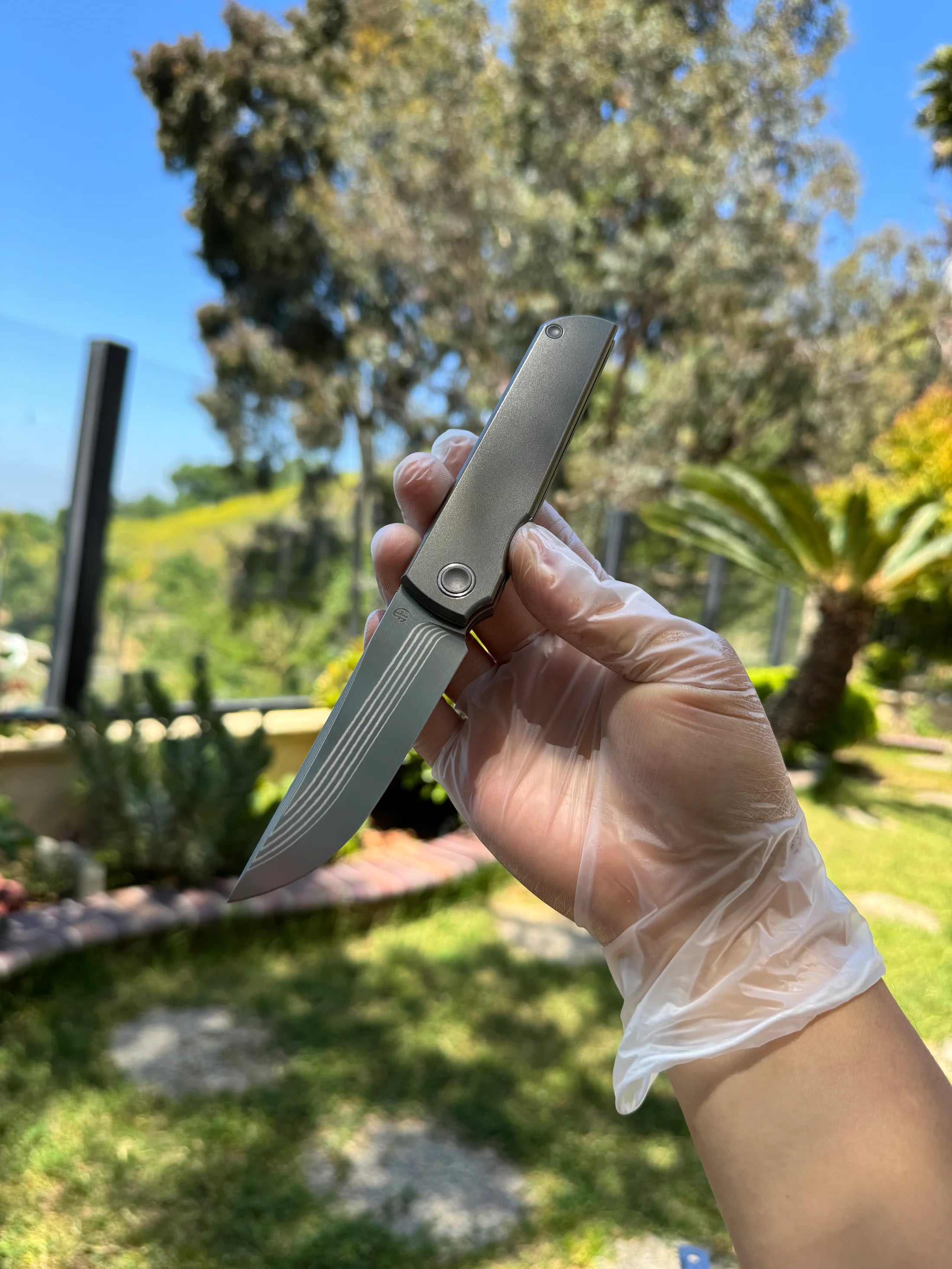 North Mountain Blade Kwaiken Salmon Layered Damascus ... | Blade Forge