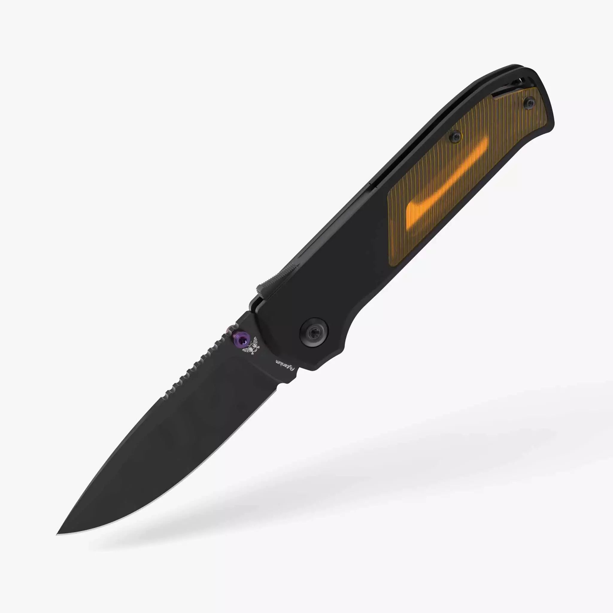 Flytanium Arcade Ultem FLY-1252 - 3.2" S35VN Black DL... | Blade Forge