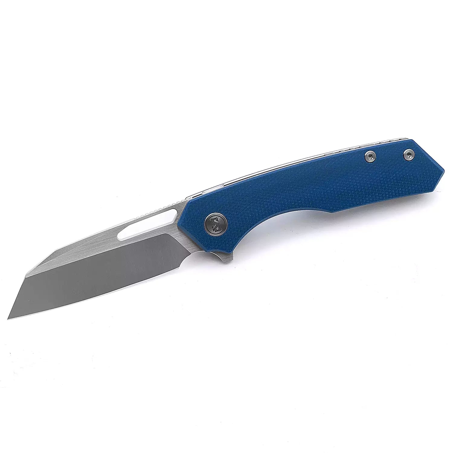 Miguron Knives Keryx - 3.25" 14C28N Satin Blade, Blue... | Blade Forge