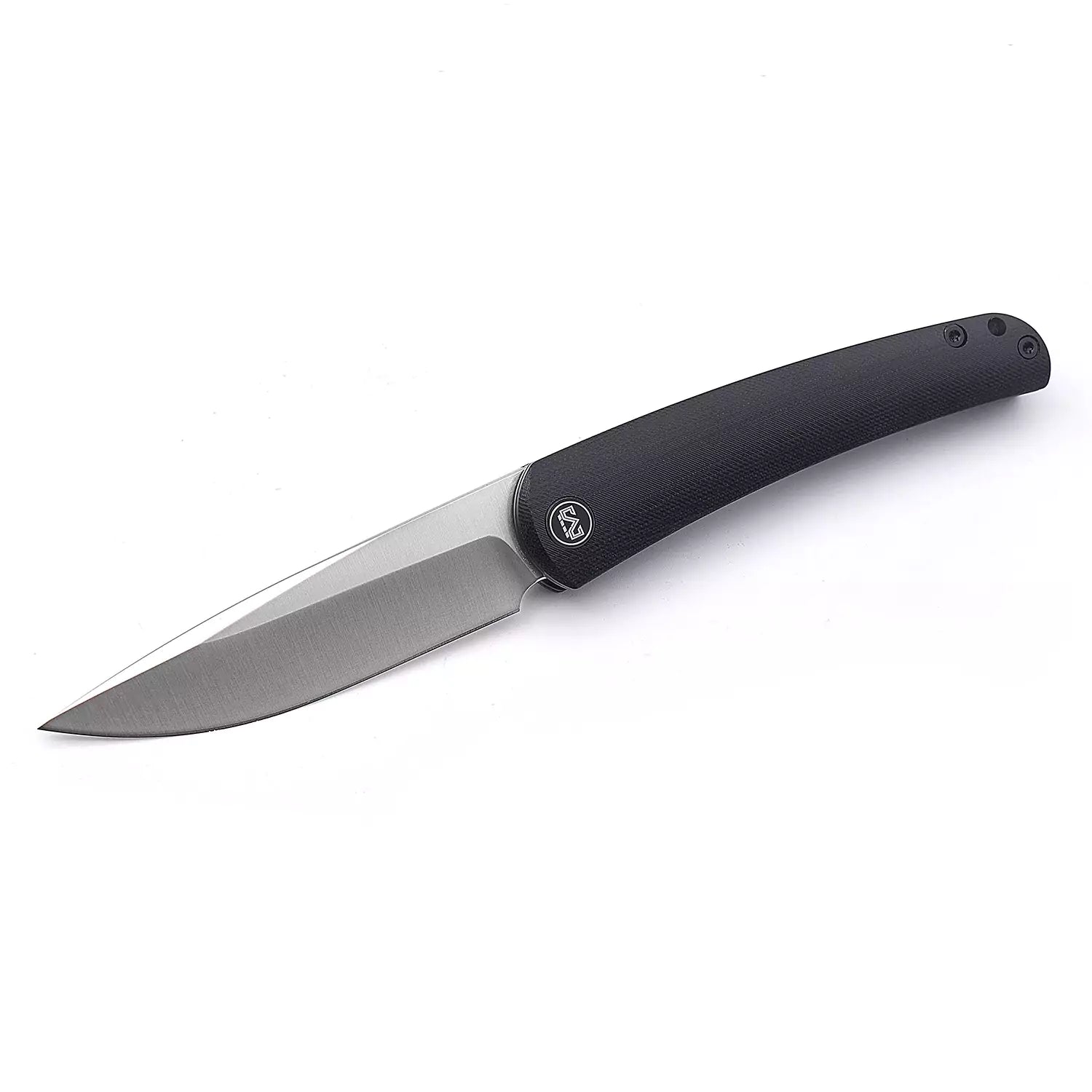 Miguron Knives Akri - 3.5" 14C28N Satin Blade, Black ... | Blade Forge